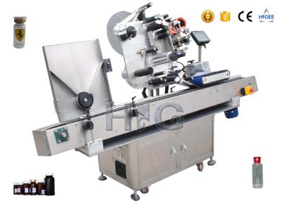 Cina Orizzontale eccellente su misura dell'etichettatrice della fiala con il worktable della raccolta in vendita
