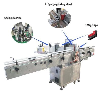 China Regulador auto-adhesivo del PLC de Siemens de la máquina de etiquetado de la etiqueta engomada del objeto grande de la superficie plana en venta
