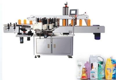 China Etiquetadora de la etiqueta engomada lateral doble, etiqueta del acero inoxidable SUS304 que pega la máquina en venta