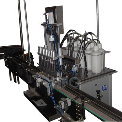 China Halbautomatische Dosen-Füllmaschine-Fertigungsstraße für verpackendes Körnchen zu verkaufen