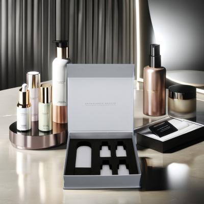 Coated Paper Foldable Magnetic Box , Perfume Clothing Gift Boxes With Magnetic