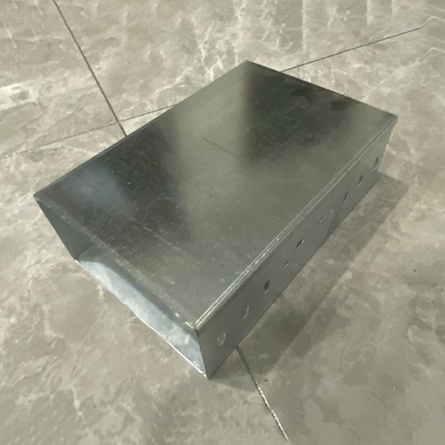 Close-up view of lightweight steel cable tray structure