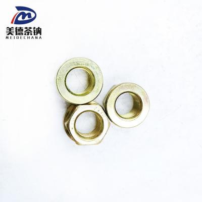중국 트럭 서스펜션 부품 T32718T 작은 플랜지와 SPL 헥사곤 잠금으로 탄소 강철 견과류 판매용