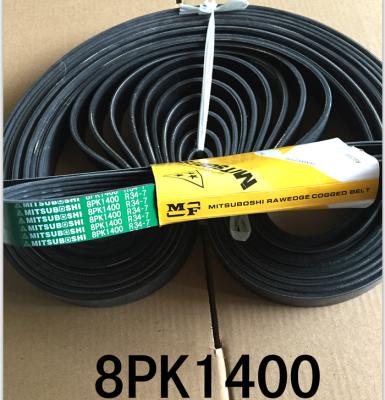 Cina Pezzi di ricambio dell'escavatore della cinghia del ventilatore del motore 8PK1400 EX220-2 per MITSUBOSHI in vendita