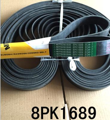 Cina Cinghie di trasporto di energia di Hitachi 8PK1689, cinghie industriali di V per MITSUBOSHI in vendita