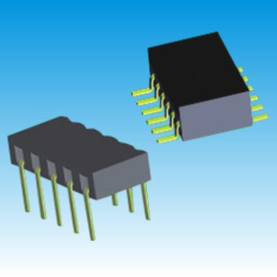 Cina 2,0 millimetri di singola fila di H 4,5 dell'intestazione del connettore del lato dell'entrata di tipo femminile di SMT in vendita
