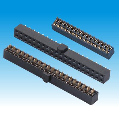 Cina Connettore femminile diritto dell'intestazione di PBT, fila doppia dell'intestazione H 5 di Pin di 2.54mm in vendita