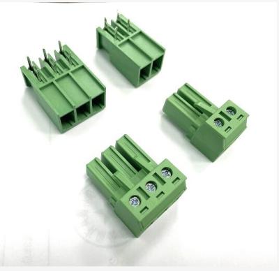中国 真鍮のコンダクター7.62mmピッチのプラグイン可能なターミナル ブロック30-10AWG 販売のため