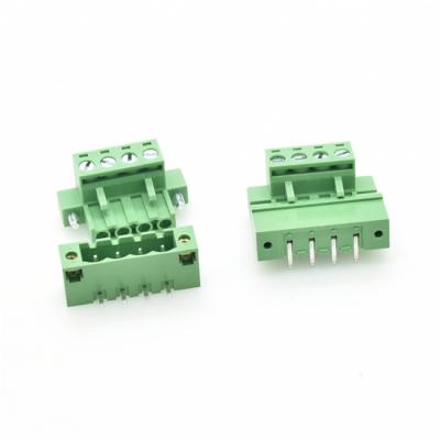中国 5.08mmのPCBのための女性PA66プラグイン可能なターミナル ブロックJL2EDGKCM 販売のため