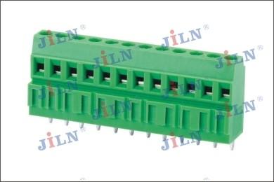 中国 3.96mmピッチUL94V-0 PCBのねじ込み端子は真鍮JL124DG PA66を妨げる 販売のため