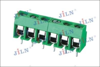中国 真鍮PA66 M2.5 JL126 PCBの末端のコネクター20AWGの緑5.00mmピッチ 販売のため