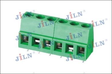 中国 AC2500V JL128 PCBの末端のコネクター7.50mmピッチH14.3 PA66のパネルの台紙 販売のため
