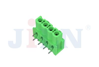 中国 M4.0鋼鉄PBT UL94V-0プラグイン可能なターミナル ブロック2-12Pはスズメッキをした 販売のため