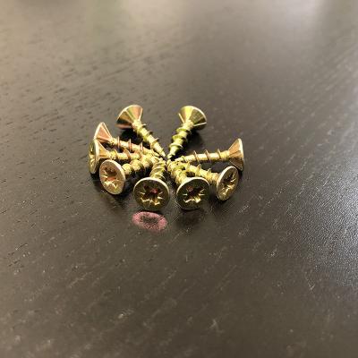 中国 15mm Pozidrivの十字はさら穴を開けられた完全な通された平らなヘッドChipboardねじを引込めた 販売のため