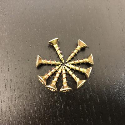中国 15mm Pozidrivの十字はさら穴を開けられた完全な通された平らなヘッドChipboardねじを引込めた 販売のため