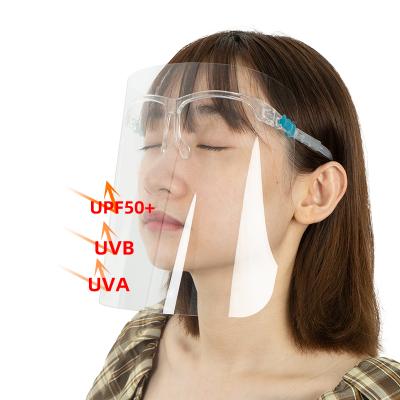 Chine UV resistant Plastic Face Covering ANDX safety eyeglasses facial face shield à vendre