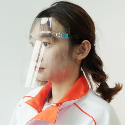 Cina Anti Fog Face Shield Transparent Safety Face Shield Visors Protective Face screen in vendita