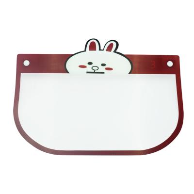 Cina Children kid anti fog face shieldmask transparent colors plastic clear bubble faceshield in vendita