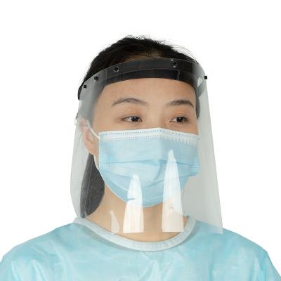 Cina High Quality Removable anti-fog PET Film adjustable Protective Face Shield in vendita