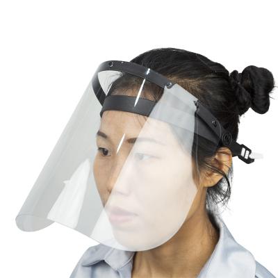 Китай Anti fog Wind proof Medical adult Face Shield ANDX PET material Ultraviolet Light shield продается