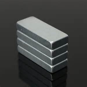 China N42 20x15x4mm Galvanized Block Sintered NdFeB Magnet for sale