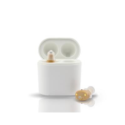 中国 Retone Black Hearing Aids32dB充電式サウンド補聴器デジタルミニインイヤーアジャスタブルトーンアンプ 販売のため
