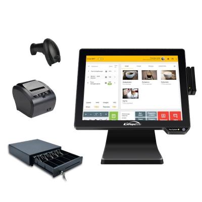 China Restaurant Ordering Thermal Printer with Resolution Win/Android POS Cash Register 13.3/15.6 Inch 1366*768 Resolution for sale