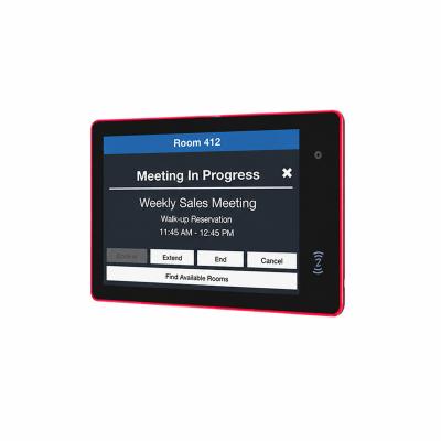 China 10.1 Inch RK3288 Android Meeting Room Tablet with POE NFC and LED Light Bar for sale