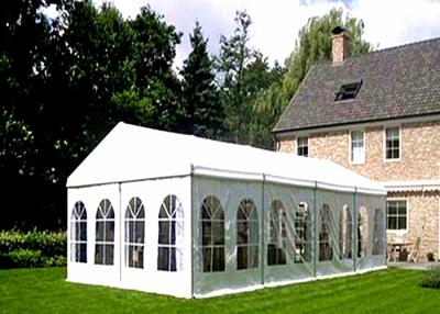 Cina gazebo bianco del partito delle piccole tende bianche del ricevimento all'aperto di 6M in cortile 50 persone in vendita
