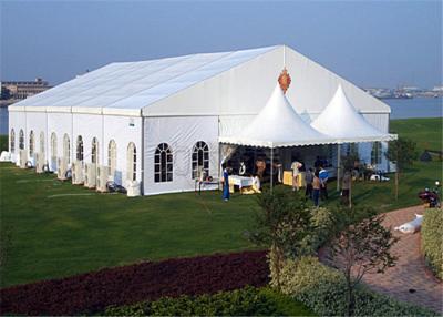Cina Tenda bianca all'aperto resistente del baldacchino di nozze del vento con la chiara finestra per i partiti in vendita