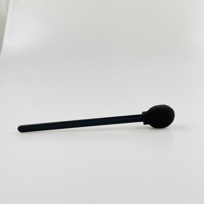 China Round Foam Tip Swabs Black Handle Clean Excess Adhesives After Gluing for sale
