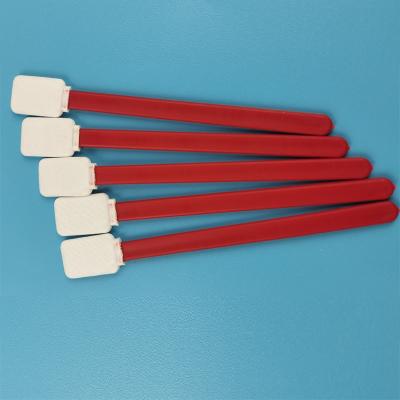 중국 714 린트 무료 빨간 PP 스틱 평평한 광장 폴리에스테르는 걸레 자루를 청소하는 고청정실을 청소합니다 판매용