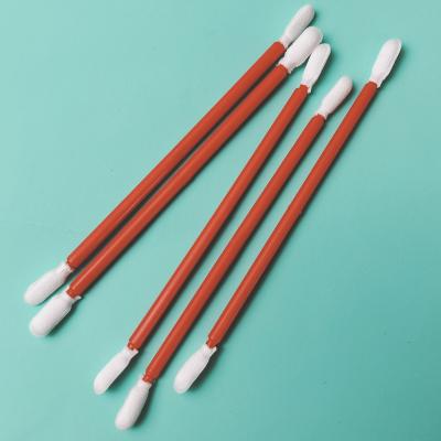 Cina Swab per pulizia in fabbrica in microfibra a doppia estremità senza polvere in PP rosso in vendita