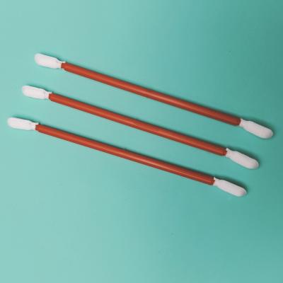 Cina Swab per pulizia in fabbrica in microfibra a doppia estremità senza polvere in PP rosso in vendita