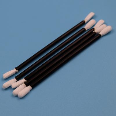 중국 린트 무료 블랙 핸들 듀얼 끝 청정실 스랩 자동차 청소 폴리에스터 스랩 스틱 판매용