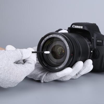 Cina La pulizia della schiuma dell'industria dell'ottica tampona 100 pc/borsa con il bastone nero dei pp in vendita