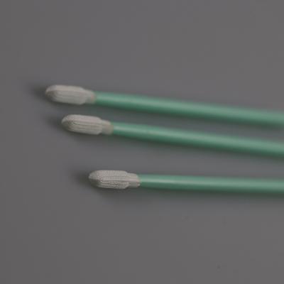 China 165mm de Zwabber van de Polyesterterylene met Hitte krimpt Groene Stijve Handvatzwabbers Te koop