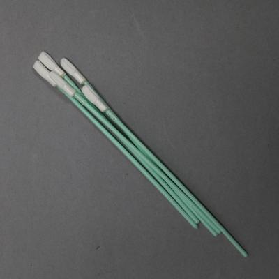 China 165mm de Zwabber van de Polyesterterylene met Hitte krimpt Groene Stijve Handvatzwabbers Te koop