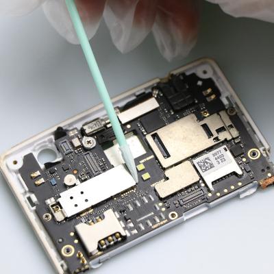 중국 교정용 계기 현미경을 청소하기 위한 고청정실 이중 레이어 폴리에스테르 면봉 판매용