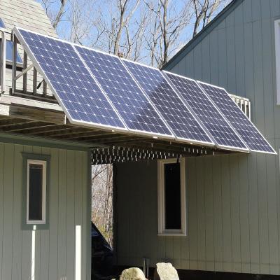 China 24 Hours Grid Solar Energy Storage System 15kwh Balcony Solar Panels 1200W Residential for Balkonkraftwerk with MPPT Controller for sale