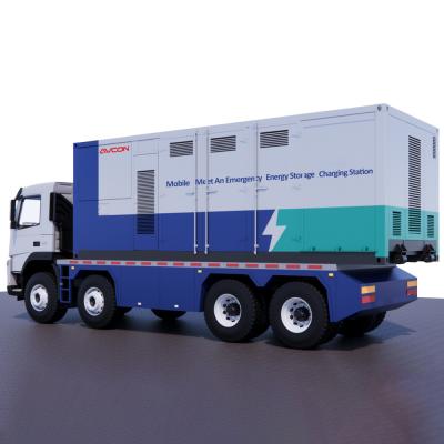 China Avcon 1044 kWh Mobile Emergency Energy Storage Containers 250KW Off-grid Power Supply 120KW Photovoltaic Inverter MPPT Lifepo4 for sale