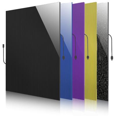 China Avcon New Tech BIPV Solar Panel Glass Transparent Triple-Glazed CIGS Panel for Building Facade Topcon & HJT Type for sale
