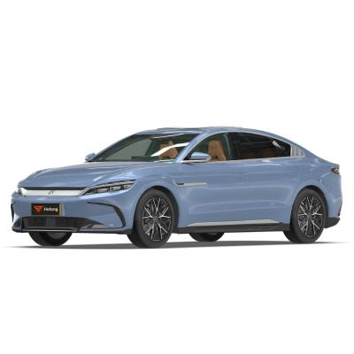 China BYD Han EV 4WD Carros Elétricos de Alta Velocidade Glacial Azul Roda Base 2920 Velocidade máxima 185Km/h à venda