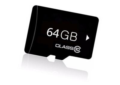 Cina Micro carta 64gb di deviazione standard con il logo su misura, carta di plastica di deviazione standard della classe 10 del chip di marca dell'ABS in vendita