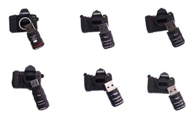 Cina Memoria di USB Flash promozionale della macchina fotografica del silicone del fumetto della chiavetta USB in vendita