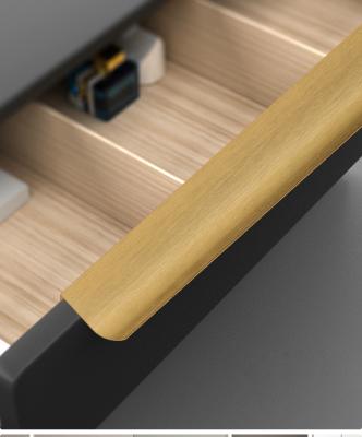 China 1000mm Aluminum Hidden Pull Handles For Cabinet Wardrobe Accessories à venda