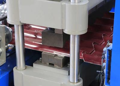 China Roof Tile Glazed Tile Roll Forming Machine Color Steel PPGI PPGL PLC Control for sale