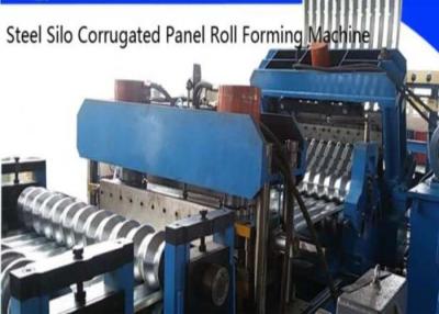 China 2 - 4mm Thickness silo Culvert Sheet Metal Roll Forming Machine With Track Cutting System for sale
