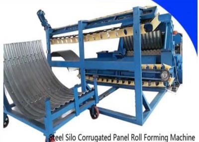 China 2 - 4mm Thickness silo Culvert Sheet Metal Roll Forming Machine With Track Cutting System for sale