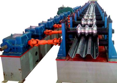 China Steel Beam Speedway Guard Rail Roll Forming Machine for W Type Panels for sale